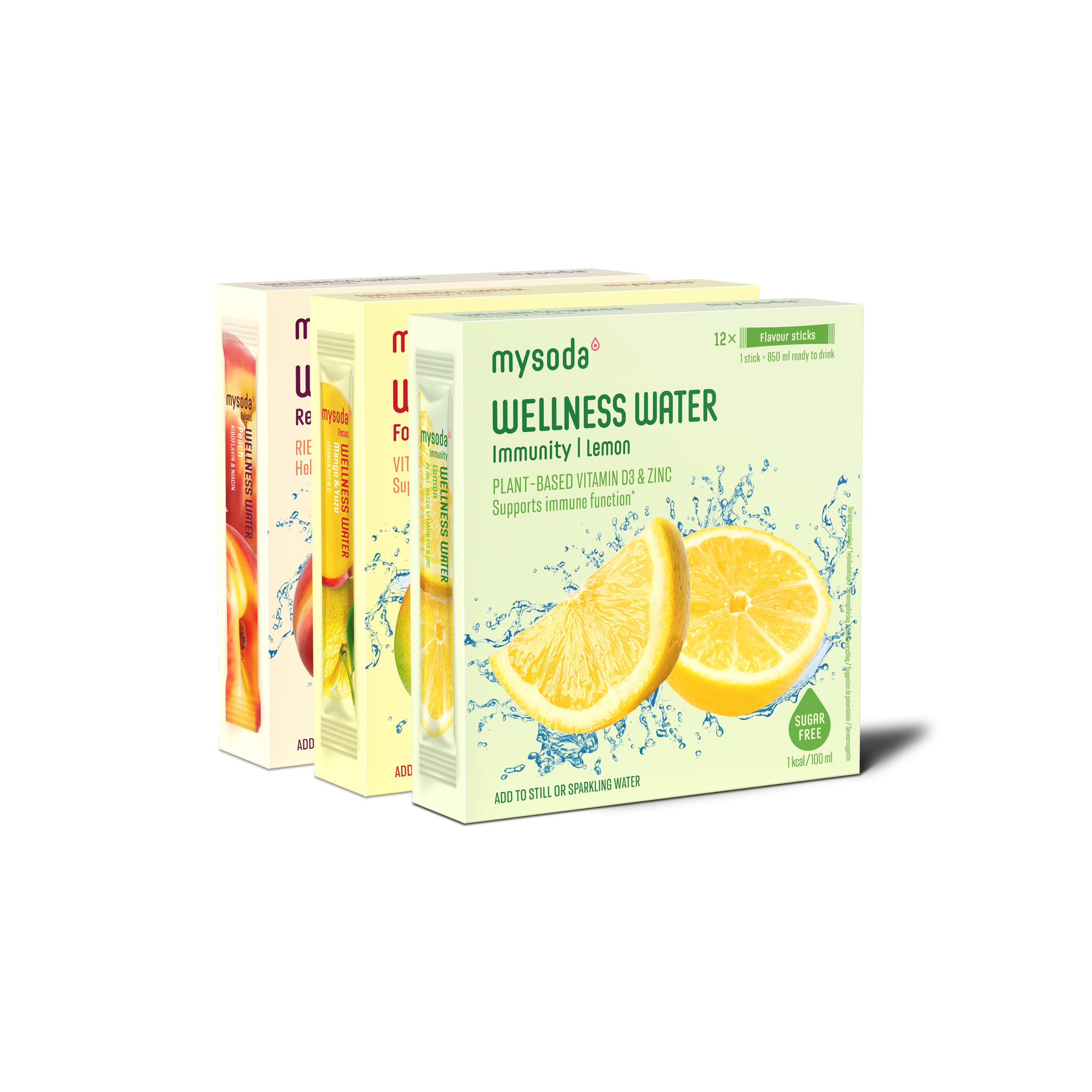 Wellness Water 3-Pack Mix | Zuckerfreie Getränke | Mysoda